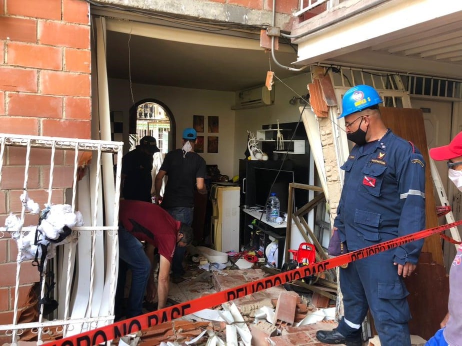 Tres heridos dejó explosión de gas en apartamento en Maracay