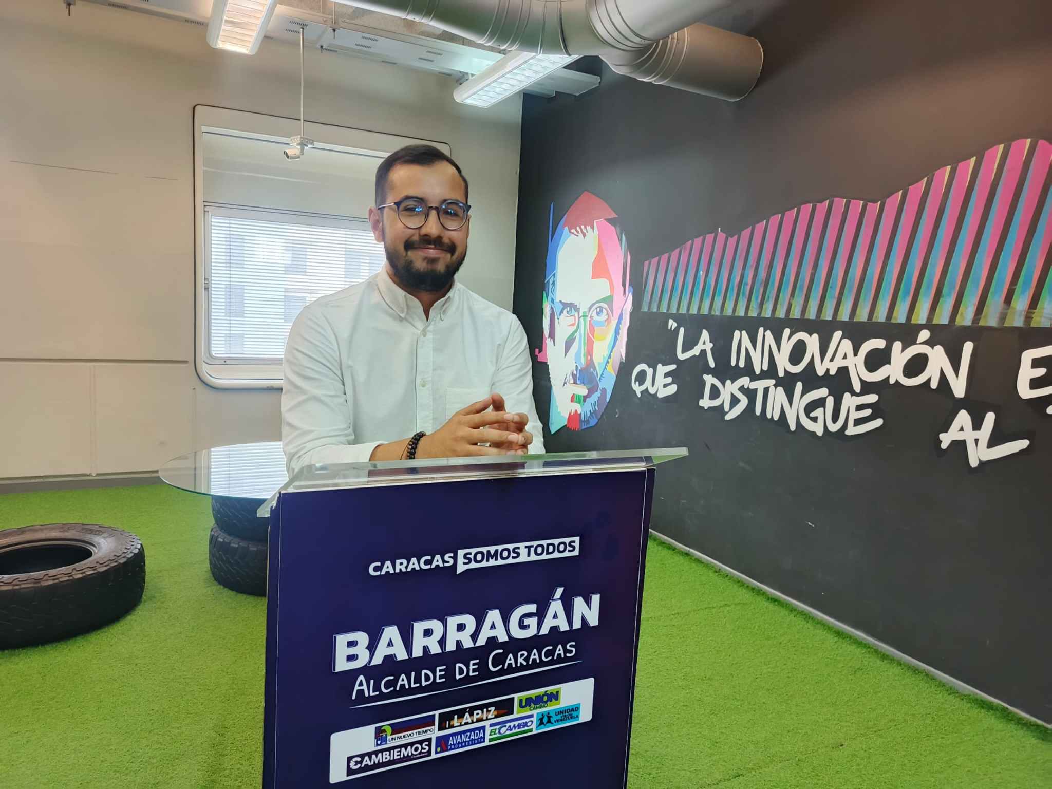 Jorge Barragán quiere gobernar Caracas para erradicar la desidia de la capital